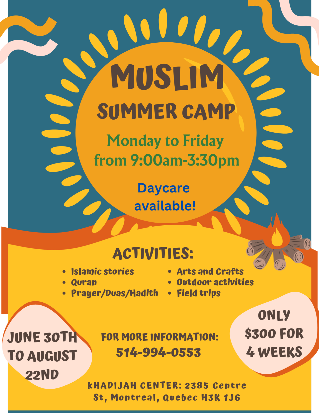 Summer Camp - Khadijah Islamic Center – Montreal